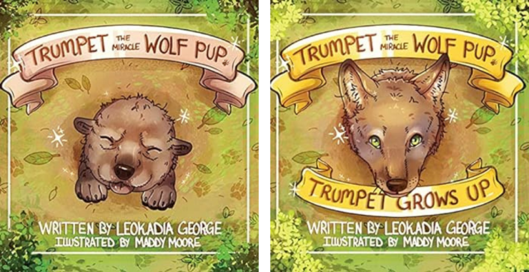 Inspired by Real Mexican Gray Wolf, Trumpet the Miracle Wolf Pup is ...
