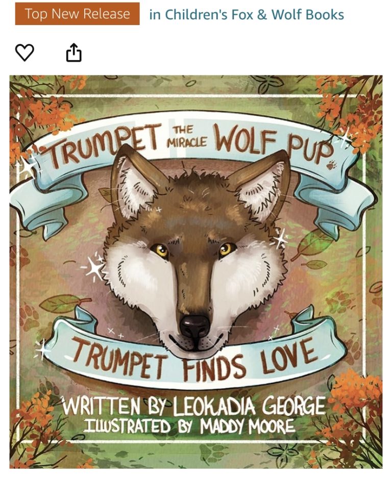 Inspired by Real Mexican Gray Wolf, Trumpet the Miracle Wolf Pup is ...